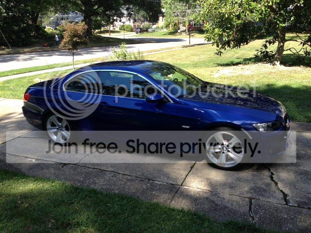 CONVERTIBLE (e93) 335i, Montego Blue/Terra, 6MT, LOADED, nicely modded ...